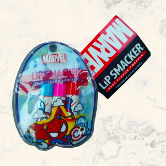 Marvel | Makeup | Marvel Lip Smacker Trio Best Flavor Forever | Poshmark